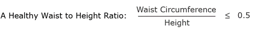 Waist to Height Ratio and Comparison with BMI | New Health Advisor