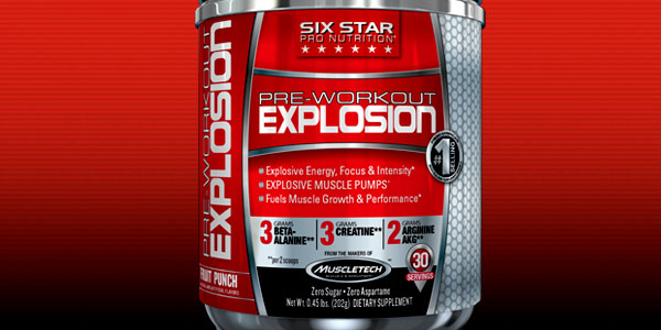 Six Star Pre Workout Explosion Review | New Health Advisor